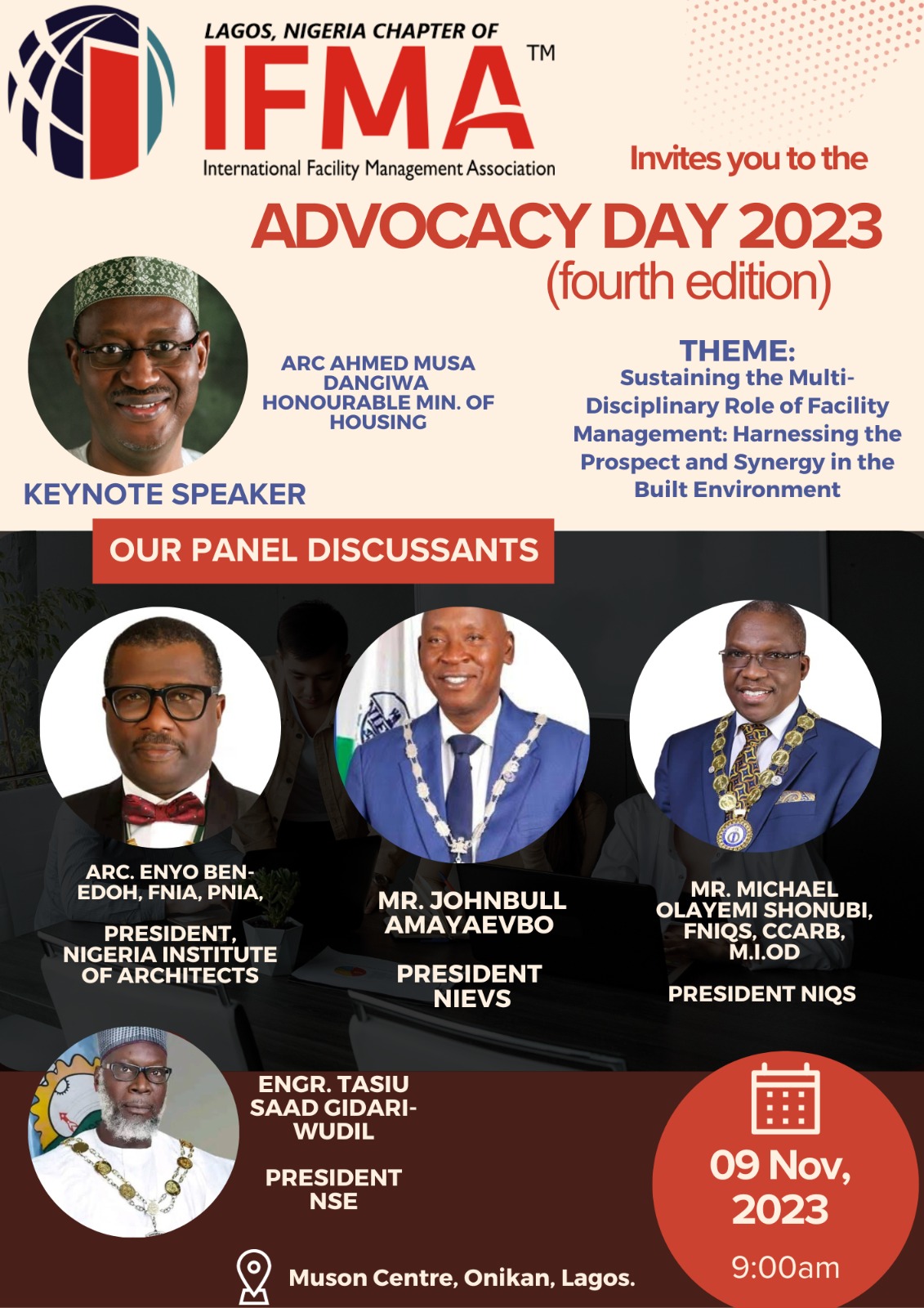 IFMA Lagos, Nigeria Chapter's Advocacy Day 2023 - Facility Lead
